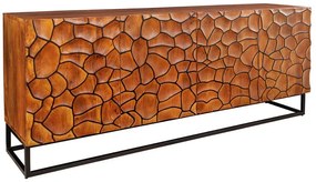 Designová komoda Ladarius 177 cm hnědé mango