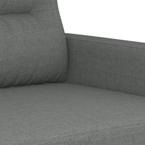 2dílná sedací souprava s polštáři tmavě šedá textil 3201585