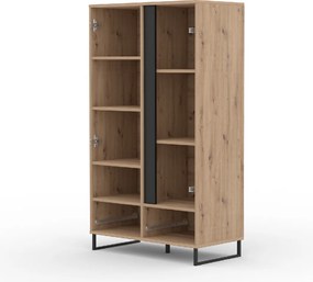 ADRK Furniture Nízká vitrína ARIA SHC-ARI-80-A_B