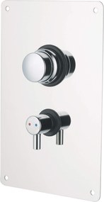 Deante Shower mixer, self-closing, concealed - with temperature control