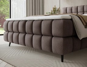 Kontinentální postel Sabrina 160x200, hnědá (tonall 22)