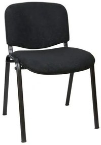 Manutan  Konferenční židle ISO Velours Black, černá