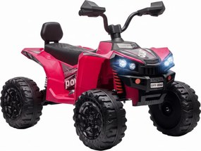 AIYAPLAY Dětská elektrická čtyřkolka pro dva, růžová