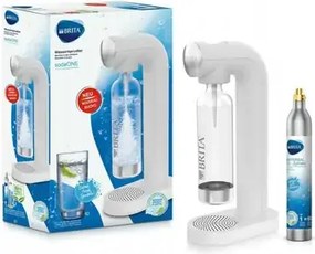 Brita sodaOne bílá / Výrobník sody / sada s lahví a CO2 bombičkou / 60
