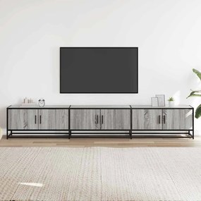 TV skříňka šedá sonoma 240 x 35 x 41 cm kompozitní dřevo 3300798