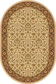 Oválný koberec Agnella Isfahan Itamar Krémový Rozměr: 160x240 cm
