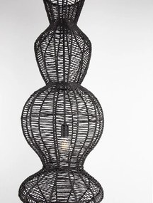 Matně černé provazové závěsné svítidlo ø 38 cm Breena – Nova Luce