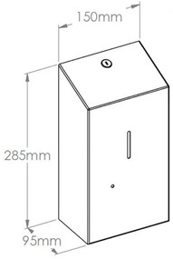 Automatický dávkovač pěnového mýdla Stella Automatic, matný nerez