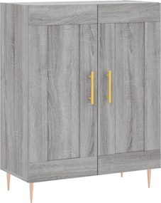 Skříň highboard šedá sonoma 69,5 x 34 x 180 cm kompozitní dřevo 3198335