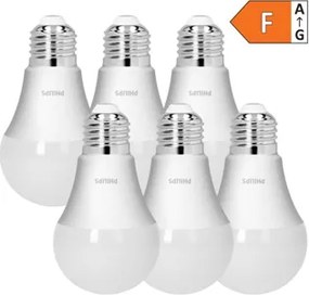 Žárovka Philips CorePro E27 A60 LED bulb, 10W, 1055lm, 2700K, Balení 6ks
