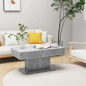 vidaXL Konferenční stolek 96 x 50 x 45 cm dřevotříska [815834] Barva: bílá s vysokým leskem