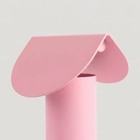 Růžová hliníková LED stolní lampa (výška 15 cm) BISCUIT – Thoro