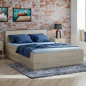 Maxi Postel STELA 160x200 cm, Dub sonoma
