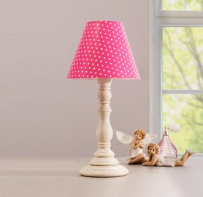 Čilek Lampa puntíkovaná růžová