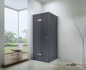 Mexen Lima sprchový kout 90x60cm, 6mm sklo, chromový profil-šedé sklo, 856-090-060-01-40