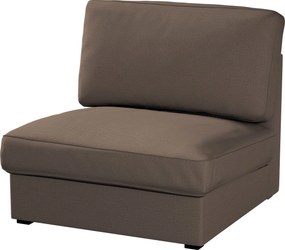 Potah na neskládací křeslo IKEA Kivik barva hnědá látka pletený vzor