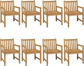 9dílná zahradní jídelní sada 200 x 100 cm masivní teakové dřevo 3059948