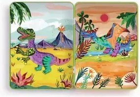 Mudpuppy Magnetická stavebnice Dino Mix-Up 40ks / od 4 let
