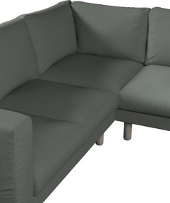 Potah na pohovku IKEA Norsborg rohová 4-místná barva zelená látka pletený vzor
