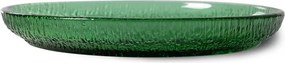 Zelený skleněný dezertní talíř The Emeralds - Ø 21*3cm