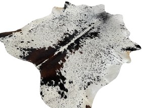 Koberec kusový hovězí kůže 3,8 m2, tricolor sůl a pepř 132