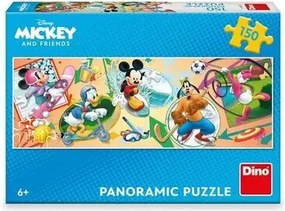 DINO Mickey s kamarády sportují - Panoramic / 150 dílků / od 6 let