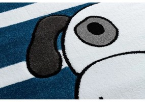 Dywany Łuszczów, Dětský kusový koberec Petit Puppy blue, 160x220, modrá, dětský pokoj