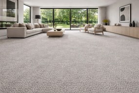 Lano, Metrážový koberec Aura 880, na míru, šíře 4m,5m, béžová, ab (mřížka), chodba / předsíň