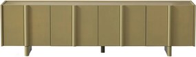 Khaki TV stolek z borovicového dřeva 200x53x46 cm Basu – WOOOD