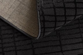 Koberec AURA J1852A černý / antracit