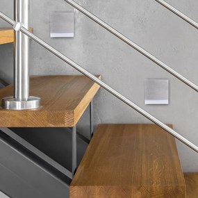 Schodišťové LED svítidlo Berg, 1x LED 0,6w, 4000k, s