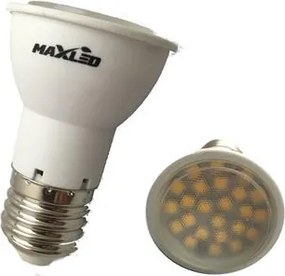 MAX LED LED žárovka E27 JDR 24 SMD 3.5W, teplá bílá