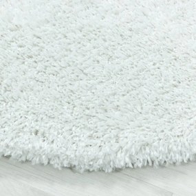 Vopi | Kusový koberec Fluffy shaggy 3500 white - 140 x 200 cm