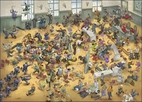 HEYE Puzzle Spravedlnost pro všechny! / 1000 dílků / 70 x 50 cm