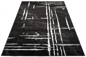 Moderní kusový koberec LAILA 15744/10755 černý Rozměr: 200x300 cm