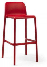 Nardi Plastová barová židle FARO Odstín: Rosso - Červená