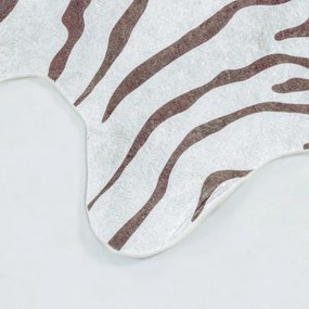 Ayyildiz, Kusový koberec Etosha 4111 brown (tvar kožešiny), 100x135 tvar kožešiny, hnědá, chodba / předsíň