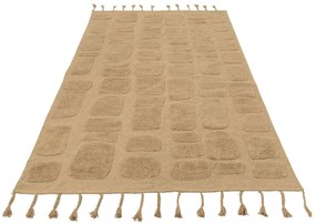 Béžový koberec se střapci Sidney - 203*323cm
