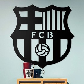 DUBLEZ | Dřevěné logo klubu - FC Barcelona | Obraz
