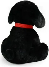 RAPPA Plyšový labrador černý s vodítkem 28 cm / ECO-FRIENDLY / od 0 mě