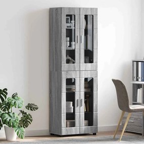 Vysoký bufet FLORIN 60 x 35 x 182 cm Šedá Sonoma 3397910