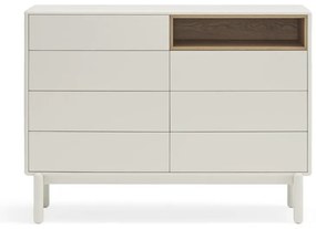 Krémová komoda 120x90x40 cm Corvo – Teulat