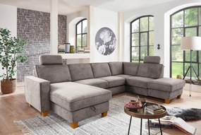 XXXLutz SEDACÍ SOUPRAVA, textil, šedohnědá Sit & More - Sedací soupravy - 000144005835