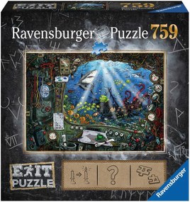 RAVENSBURGER Hra puzzle únikové V ponorce 759 dílků 70x50cm skládačka 2v1 2419953