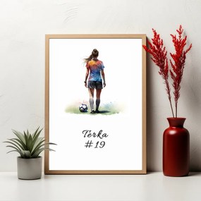 Plakát - Fotbalistka
