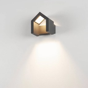 LA 1000797 BONA venkovní nástěnné svítidlo, LED, IP54, antracit, 3000K - BIG WHITE (SLV)