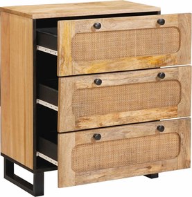 Servírovací skříň 2 ks 60 x 33 x 75 cm Masivní mangové dřevo 3310058