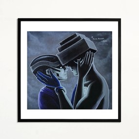 David Reichelt | Vzácný okamžik Rám: Černý, Velikost: 40 x 40 cm