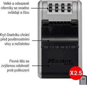 Master Lock 5481EURD Nástěnná bezpečnostní schránka