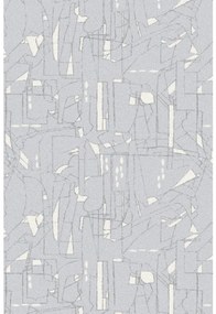 Kusový koberec Lanbe světle šedý 100 x 180 cm
